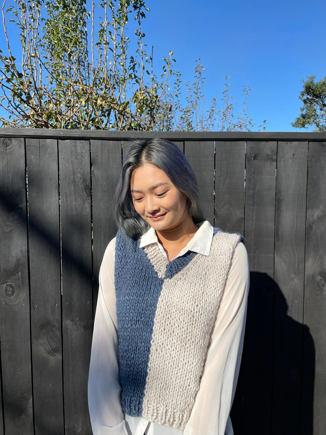 Half and Half Vest Lite Pattern – karas.knit.eng